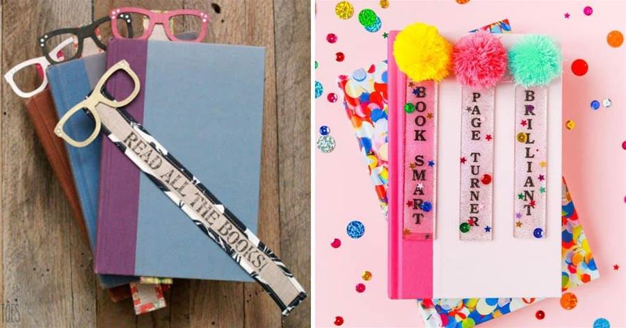 42 DIY Bookmarks